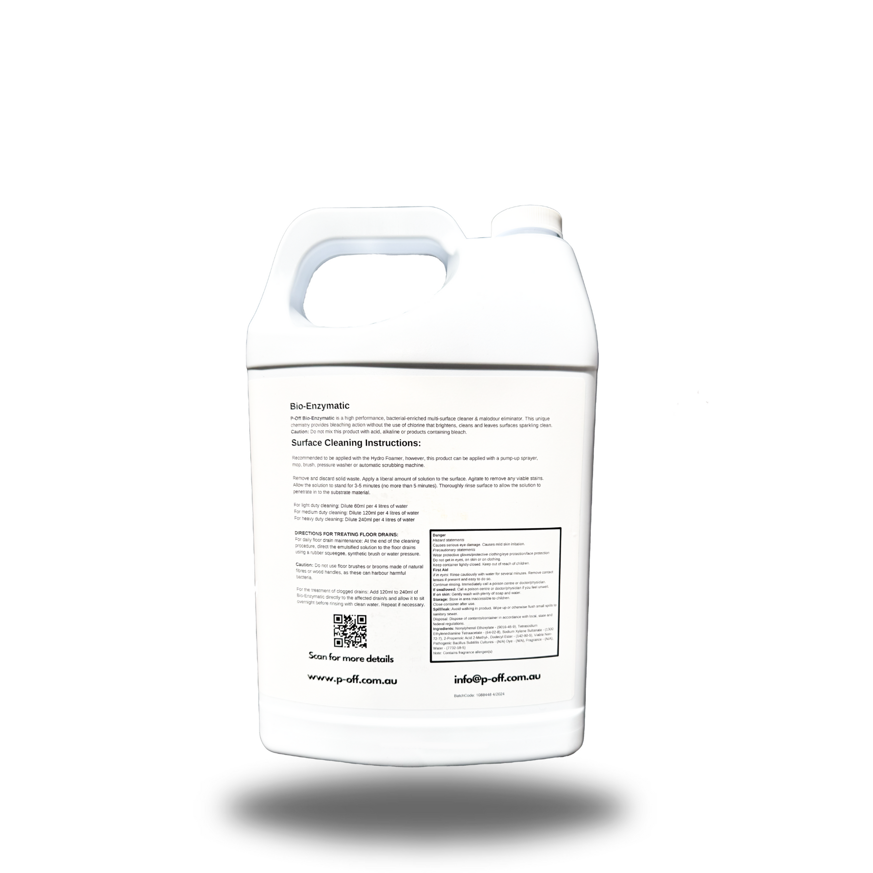 4L Bio-Enzymatic Cleaner - Multi-Surface Enzyme Solution | P-Off